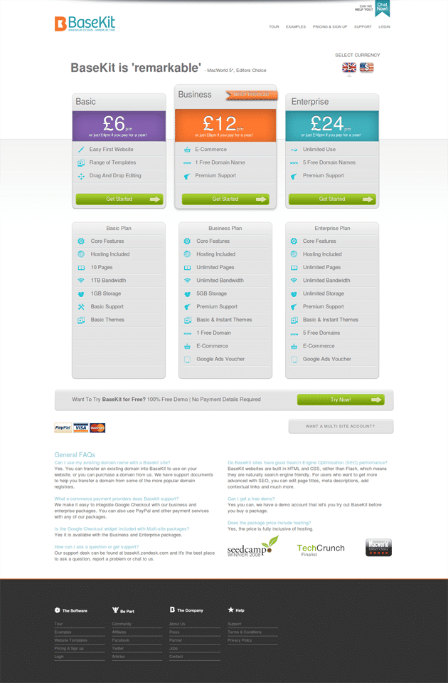 BaseKit A/B Tested Its Pricing Page To Increase CTR By 25% | VWO ...
