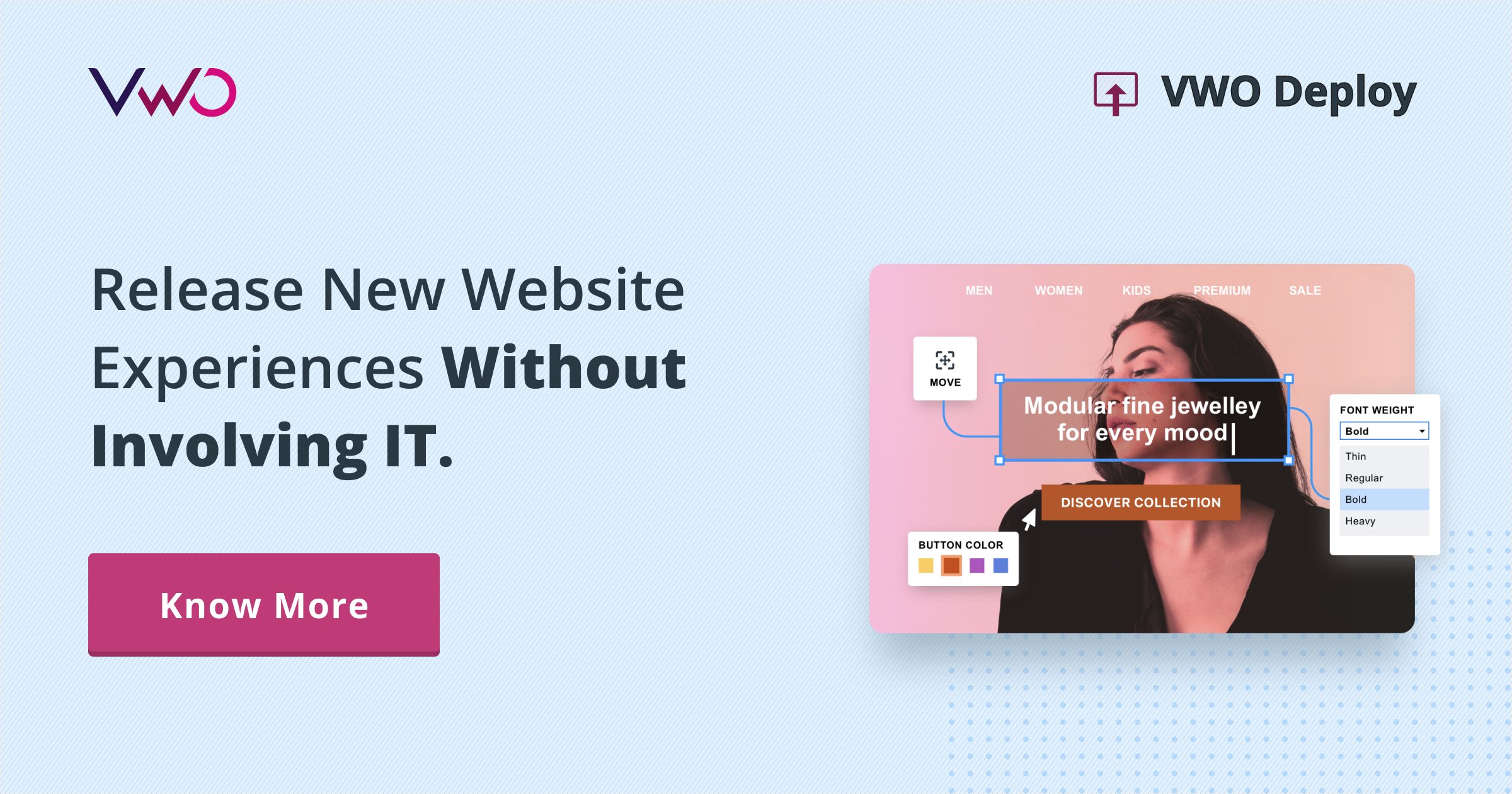 Deploy Website Changes Without Involving IT | VWO Deploy Deploy Website Changes Without Involving IT | VWO Deploy