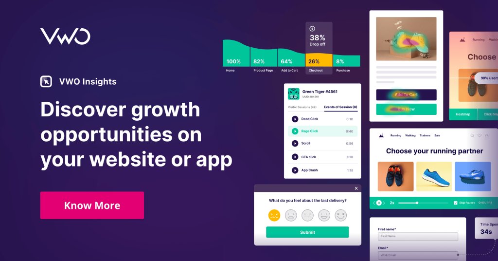Behavior Analytics for Websites & Mobile Apps | VWO Insights