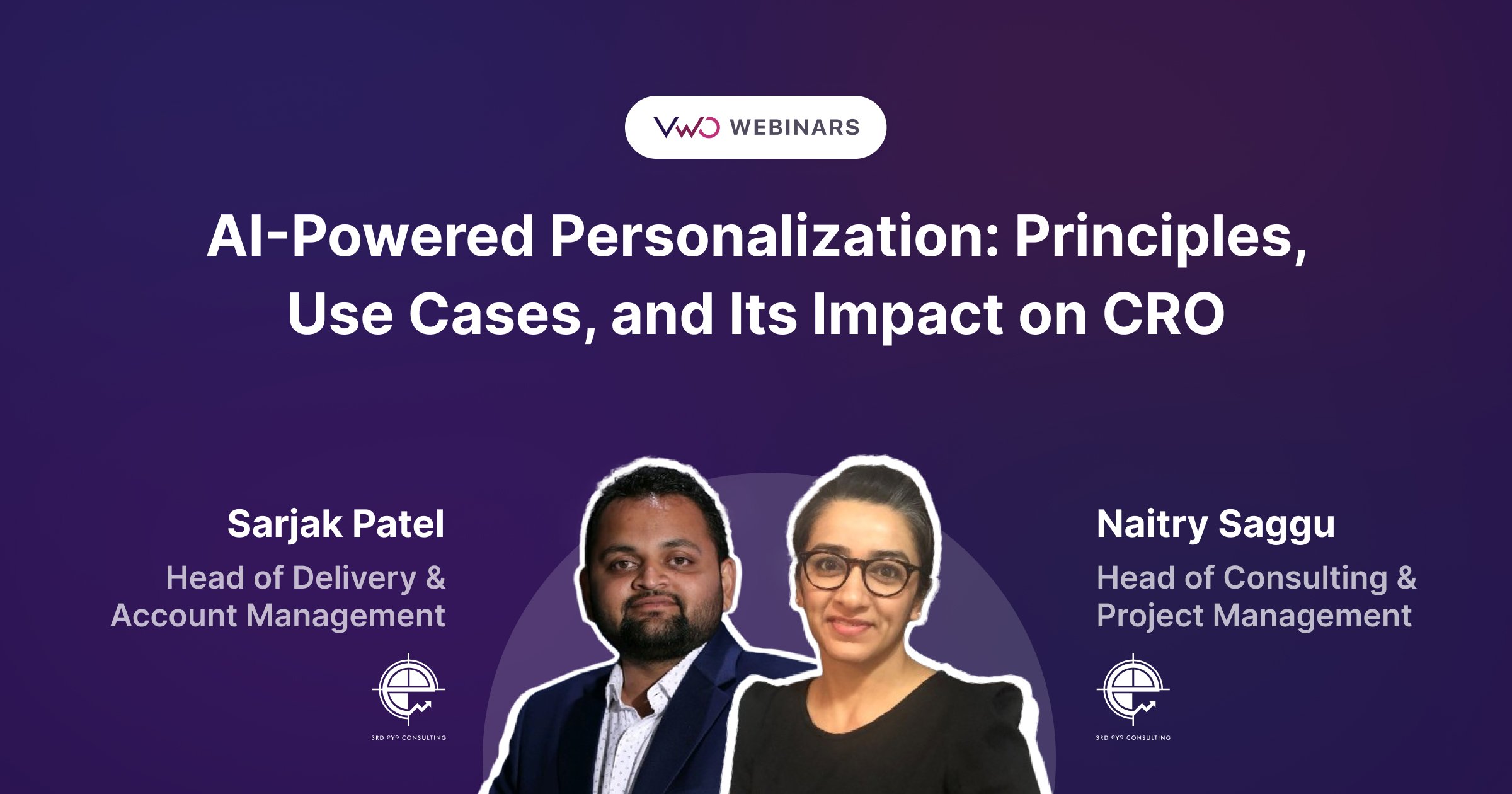 AI-Powered Personalization: Principles, Use Cases, and Its Impact on CRO | VWO Webinars