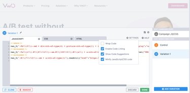 Code Minification will now load VWO Campaigns Faster on your Website ...