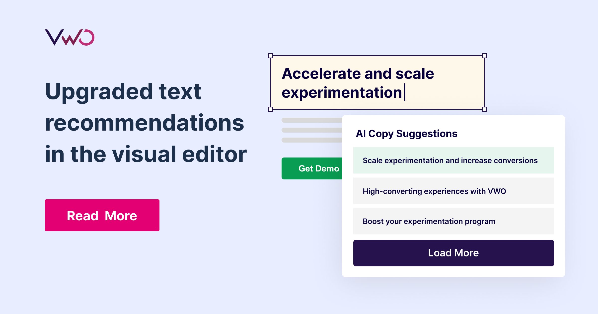 Improved Text Recommendations | VWO Product Updates