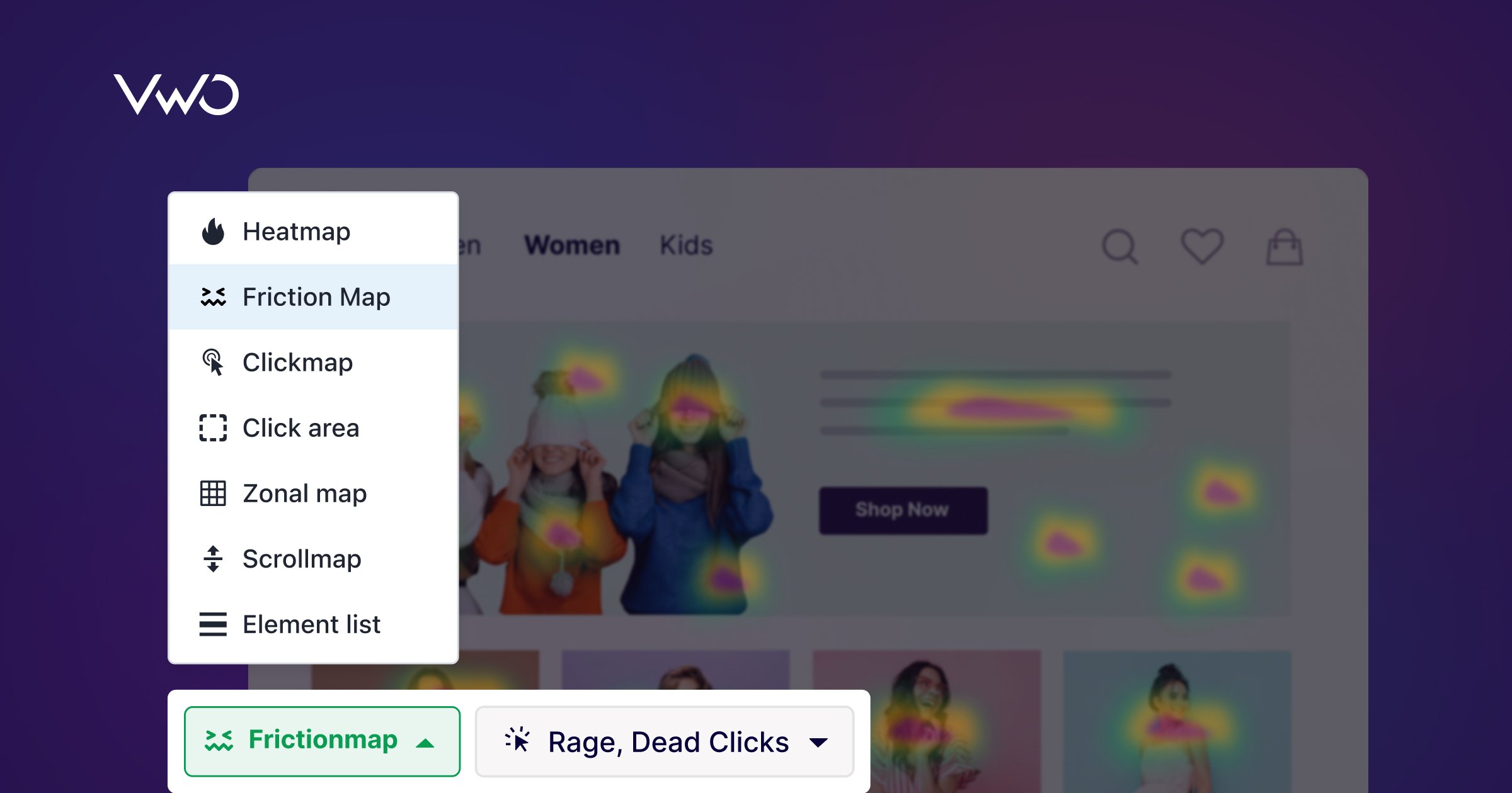 Introducing Frictionmaps in VWO Insights for Websites