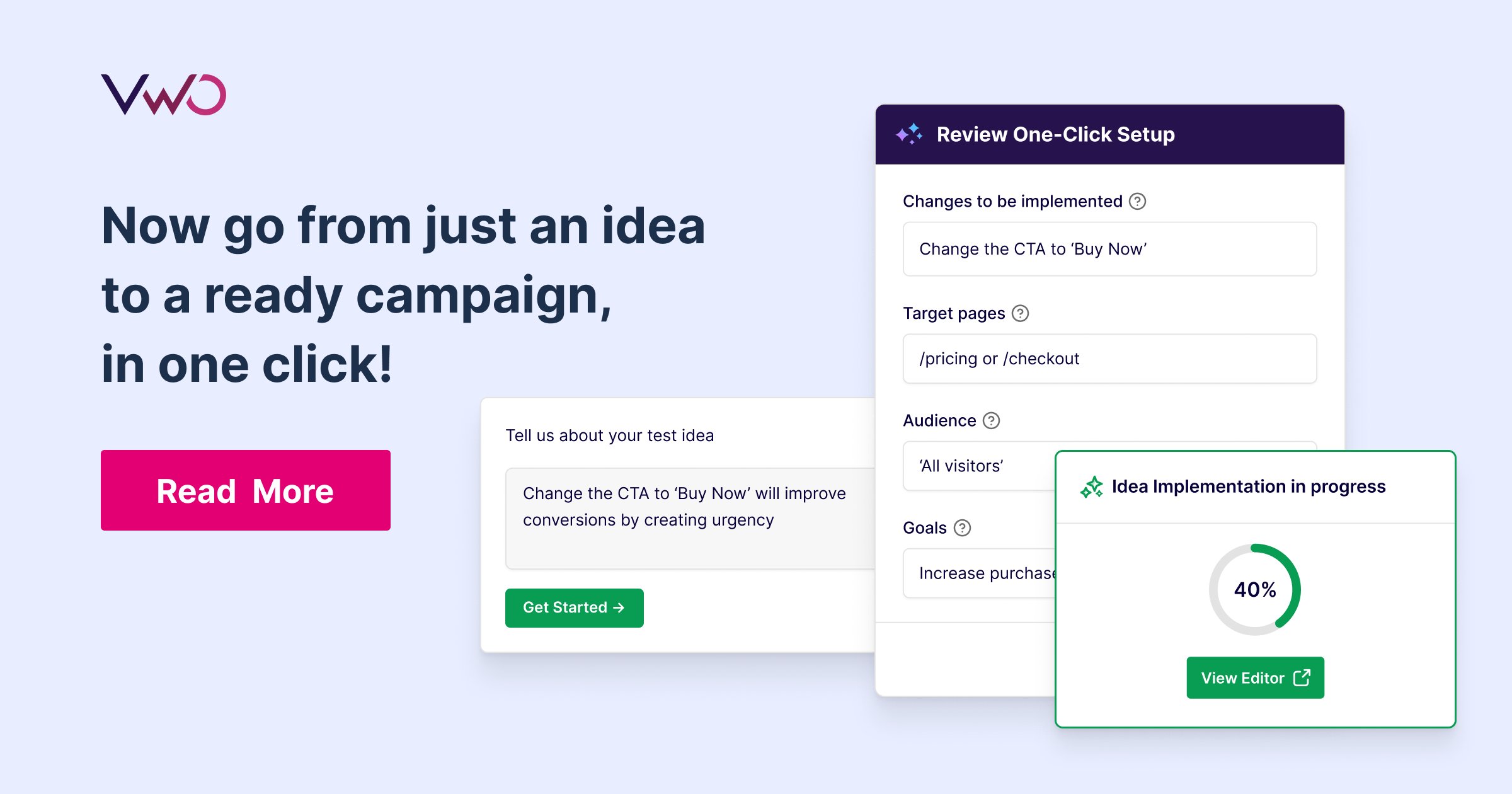 Now create optimization campaigns just by prompting with the VWO Copilot