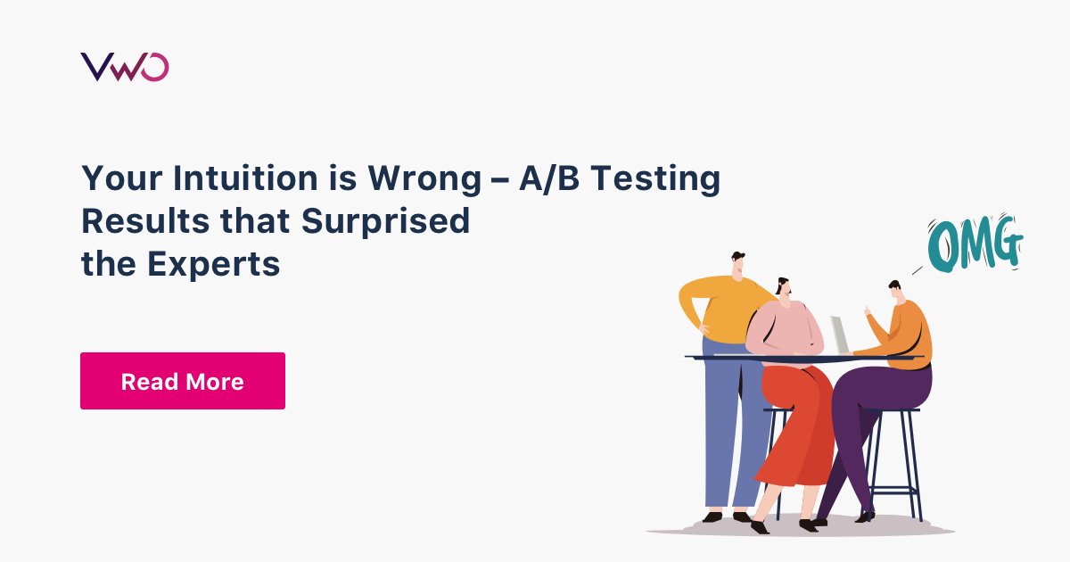5 A/B Testing Results that Surprised the Experts | VWO