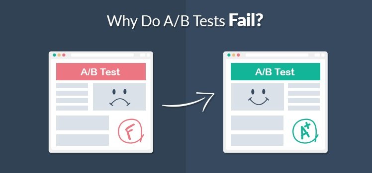 5 Reasons Your A/B test fails (and how not to)