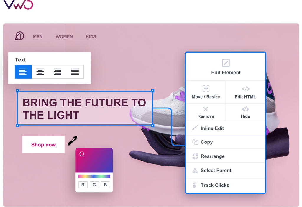 Optimize Your Website with No Code Visual Website Editor | VWO
