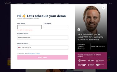 18 Lead Generation Forms: Examples & Best Practices | VWO